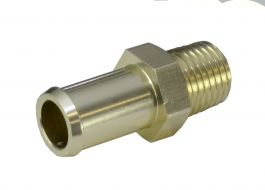 Alloy Straight Union 1/4 npt - 12mm | Walbro, Facet, Weber, Dellorto & more