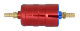 BULLET FUEL FILTER 10mm-8mm (Red) with mounting clips | Walbro, Facet ...