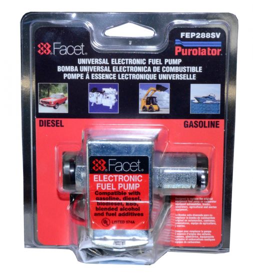 Facet 40288 Solid State Fuel Pump Clamshell Kit (FEP288SV) | Walbro ...