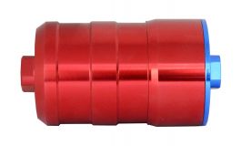 BULLET FUEL FILTER 1/4NPT Female (Red) with mounting clips | Walbro ...